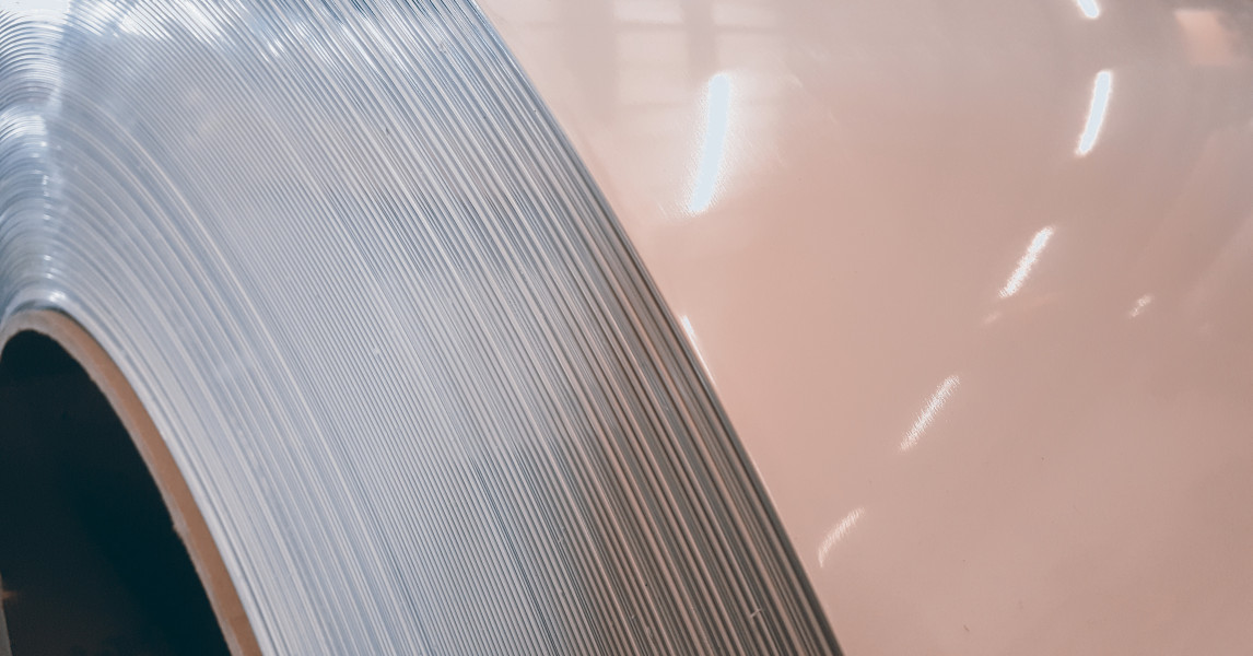 Coil-coated aluminium face sheets for our sandwich panels | Coratec AG